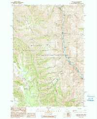 Map of Lord Flat, Wallowa County, OR in 1990 | Pastmaps